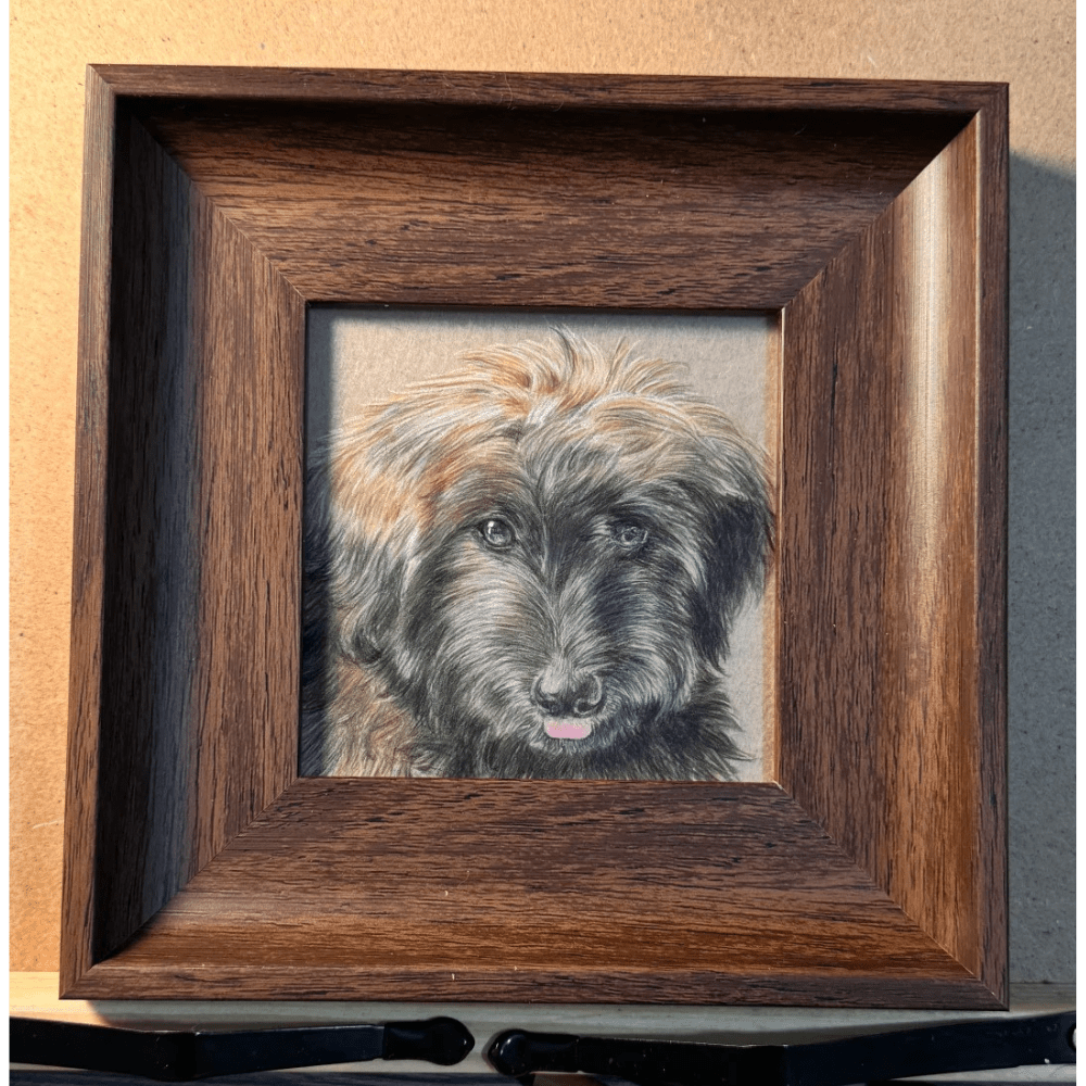 Custom Colored Pencil Portrait– Square – Metis Grace