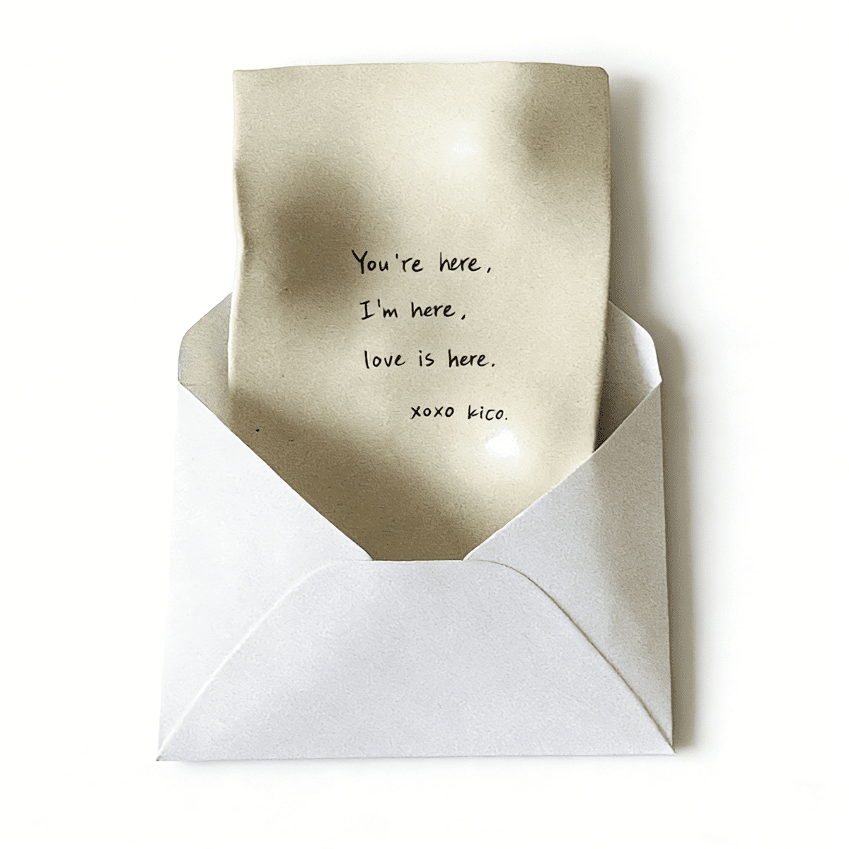 Handwritten Love Letter Ceramic Tray – Metis Grace